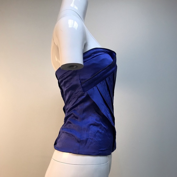 bebe | Tops | Bebe Royal Blue Formal Tube Top | Poshmark